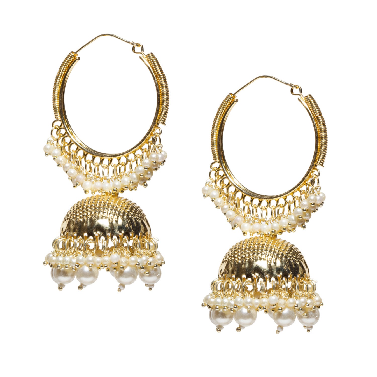 Buy Bindhani Hoop Jhumka Earrings For Women
